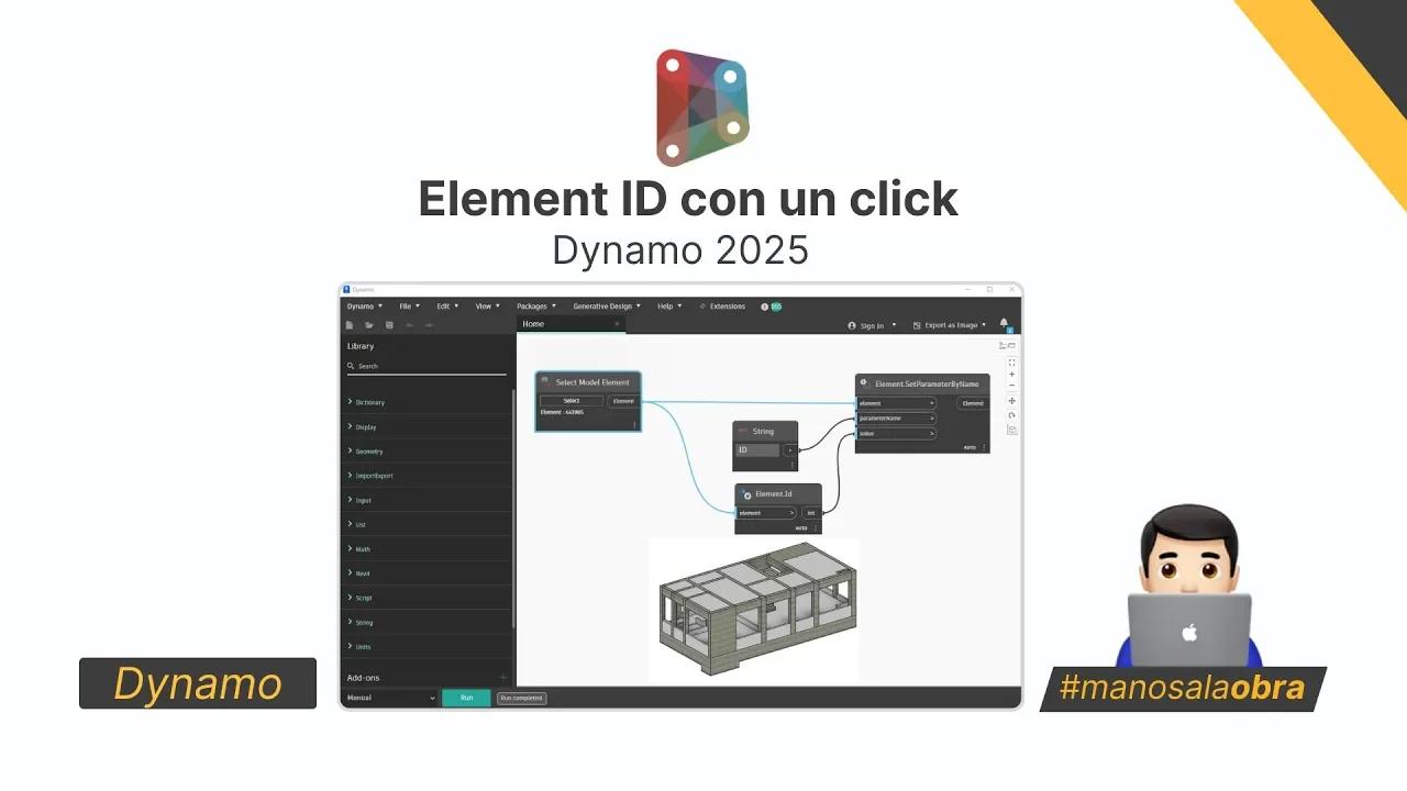 DYNAMO 2025 - OBTEN LOS ID DE TODOS LOS ELEMENTOS CON UN CLICK 👨‍💻👍