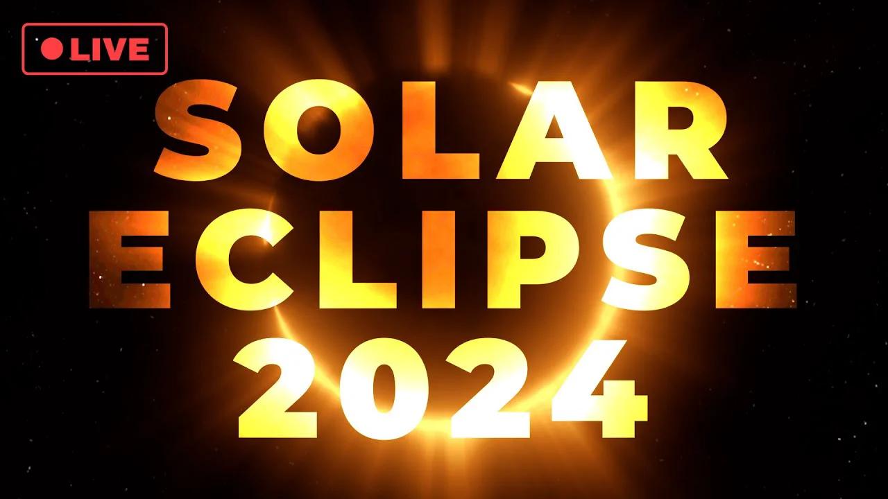 🔴 Live Solar Eclipse Countdown & Tracker | April 8, 2024 Eclipse Event