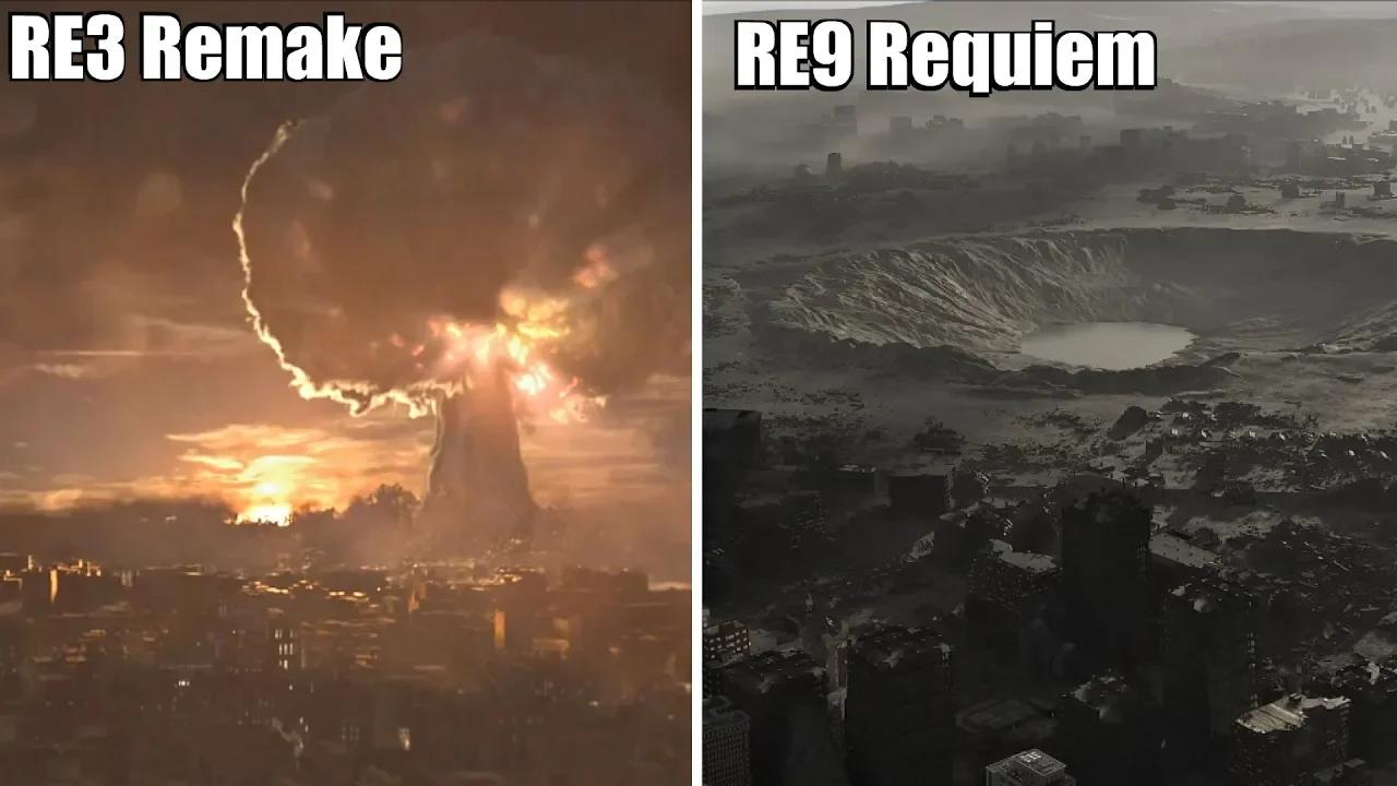 Resident Evil Raccoon City Nuclear Explosion Scene (RE3 Nuke Ending Vs ...