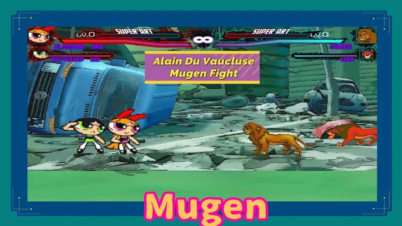 Mugen : Mk Blossom & Mk Buttercup Vs Simba & Scar (Request)