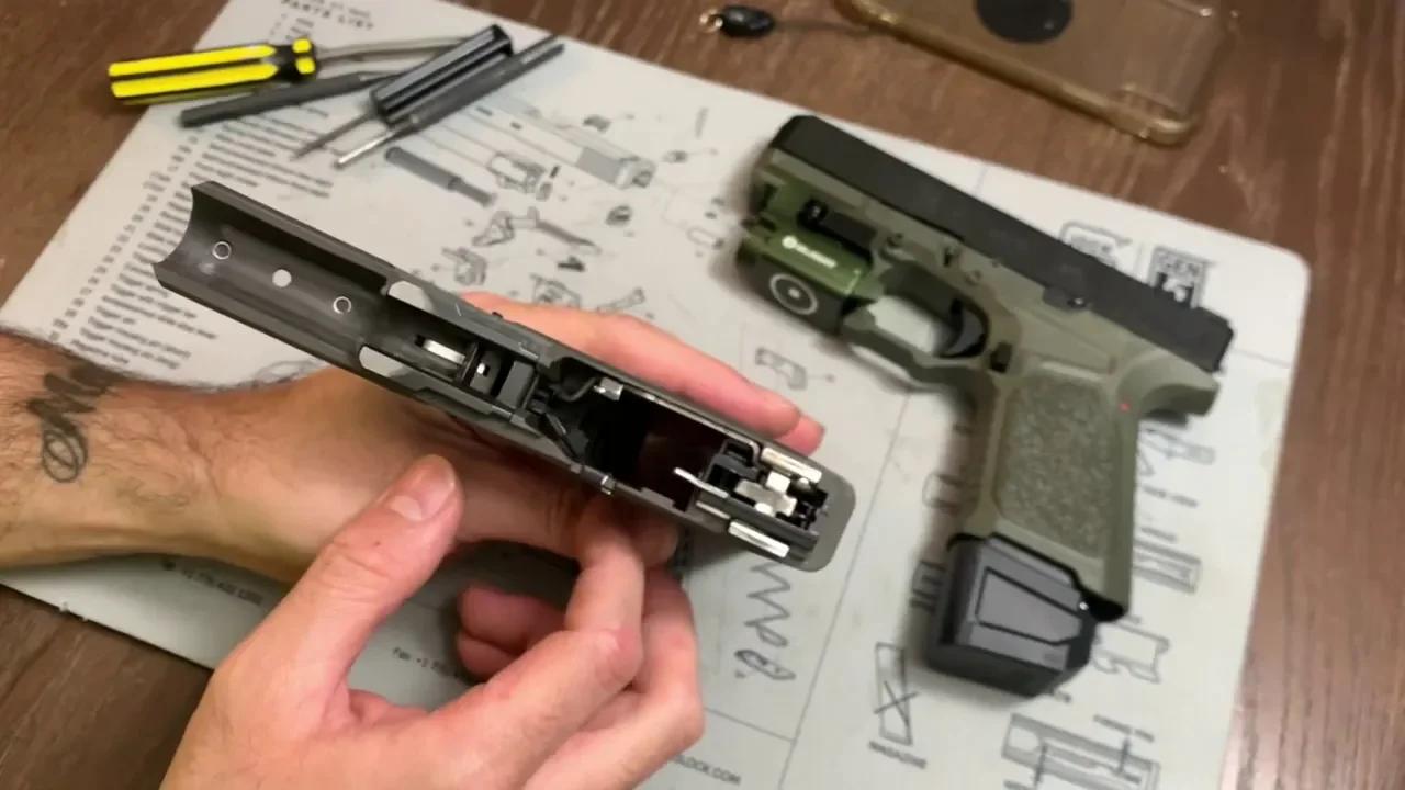 How to properly install a Glock slide lock spring Gen 3 Gen 4 Polymer 80