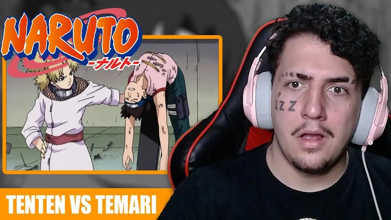 NARUTO: TENTEN VS TEMARI [ REACT ]