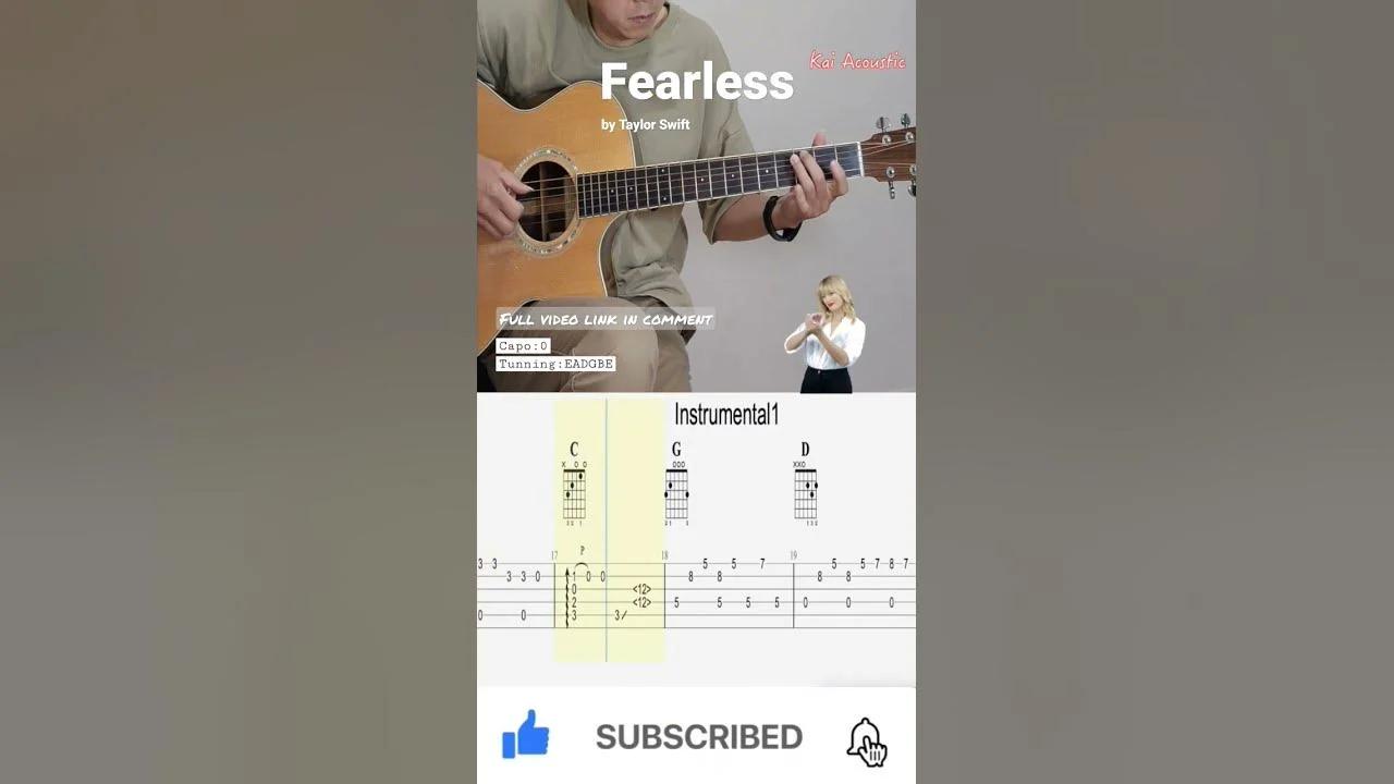 #Fearless #TaylorSwift #Fingerstyle #Guitar #Tutorial #TAB #Chords #Lyrics