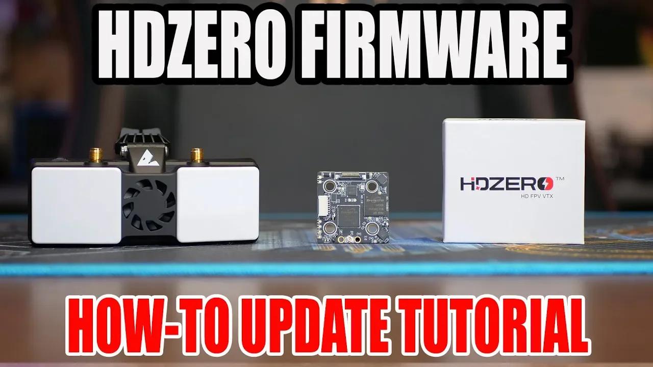 HDZero Digital FPV - Full Firmware Update Tutorial (Shark Byte)