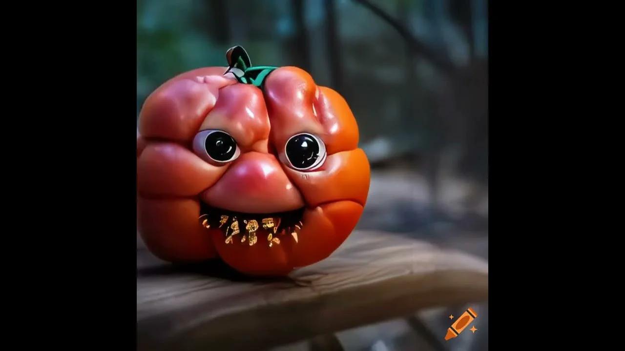 🍅🌲 The Rotten Tomato Monster A Hyper Realistic Horror Unleashed 🌳🌊