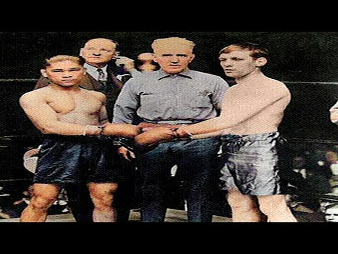 Jimmy Wilde vs Pancho Villa - Fight Highlights HD Colorized - 18.6.1923