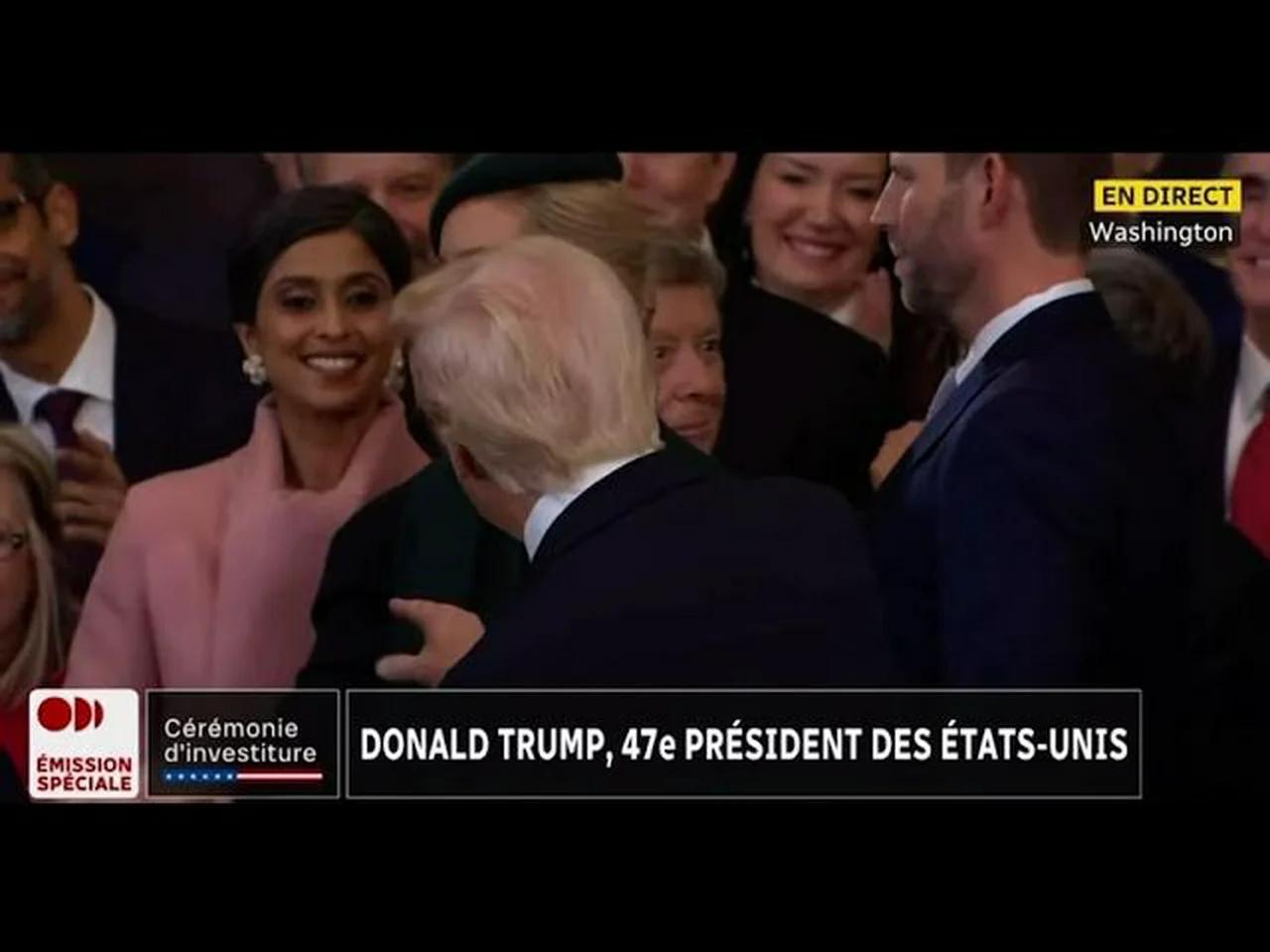 DONALD TRUMP PRÊTE SERMENT ET DEVIENT LE 47e PRÉSIDENT DES ÉTATS-UNIS