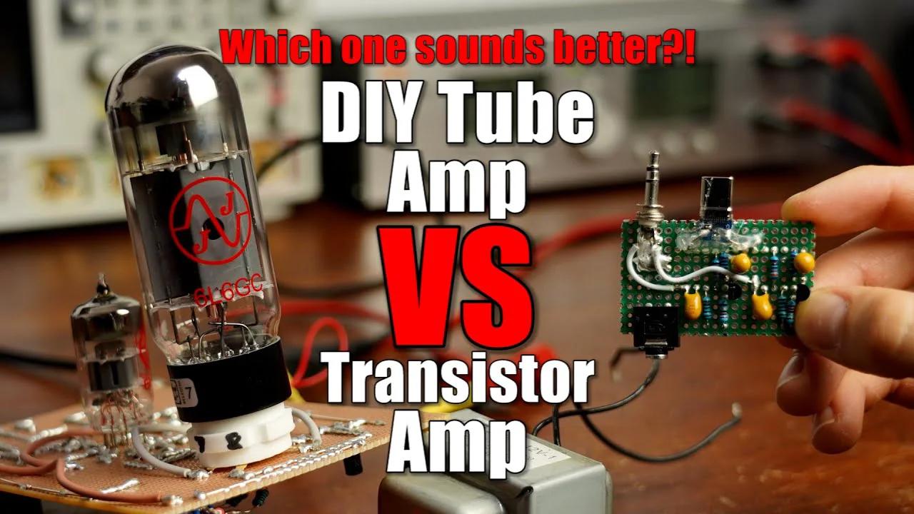 DIY Tube Amp VS Transistor Amp! Which one sounds better?!