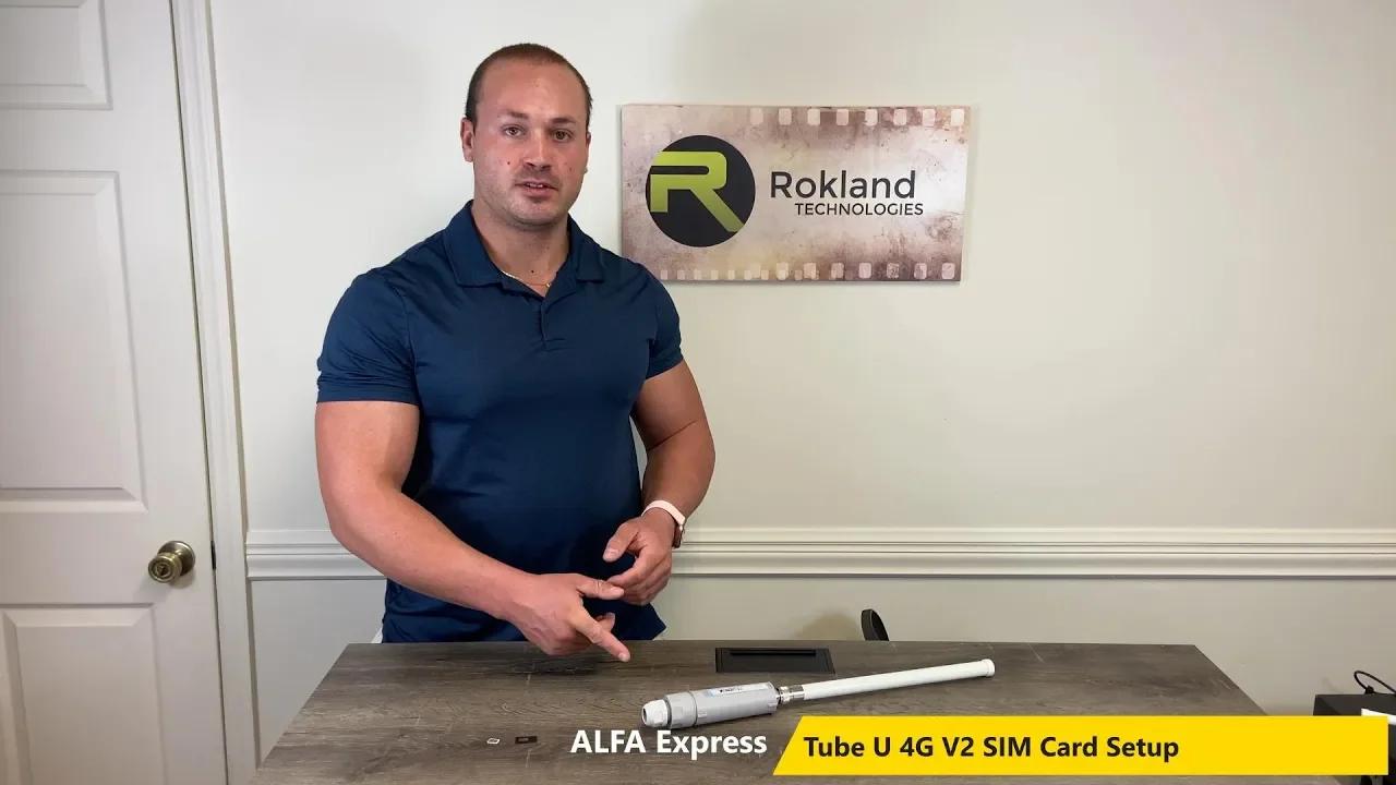ALFA Express TV: Tube-U4G v2 SIM Card Setup