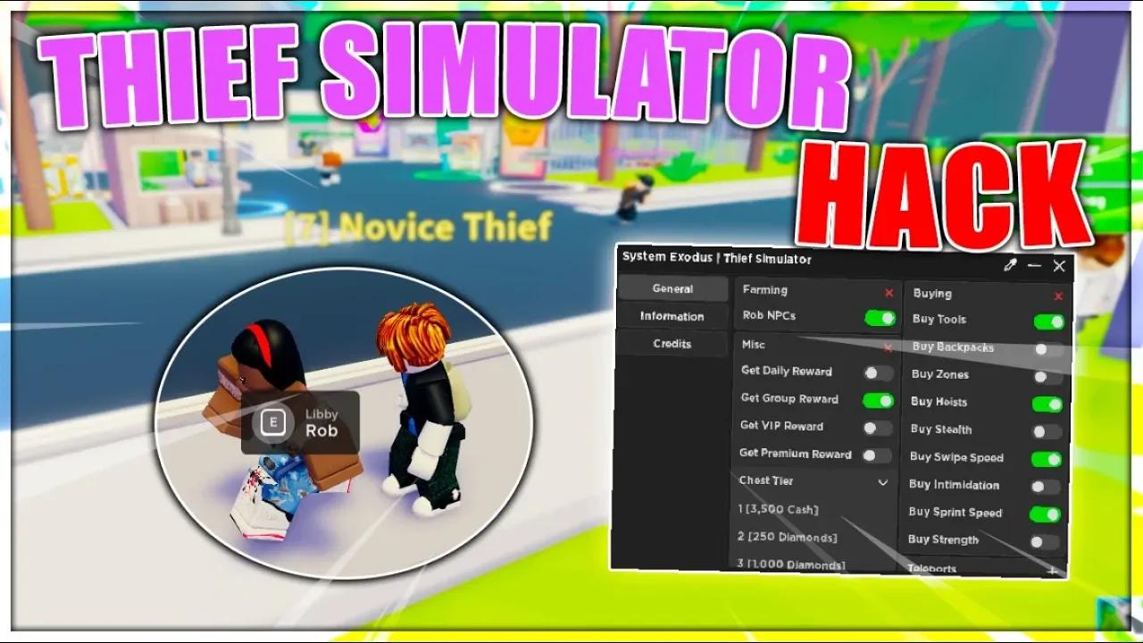 Thief Simulator Script Roblox Hack Gui Pastebin Best Auto Farm Unlimited Money Auto Buy And More