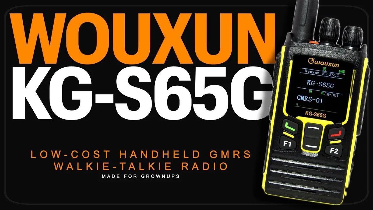 Wouxun KG-S65G GMRS Radio Overview & Introduction - Quick Review Of The ...