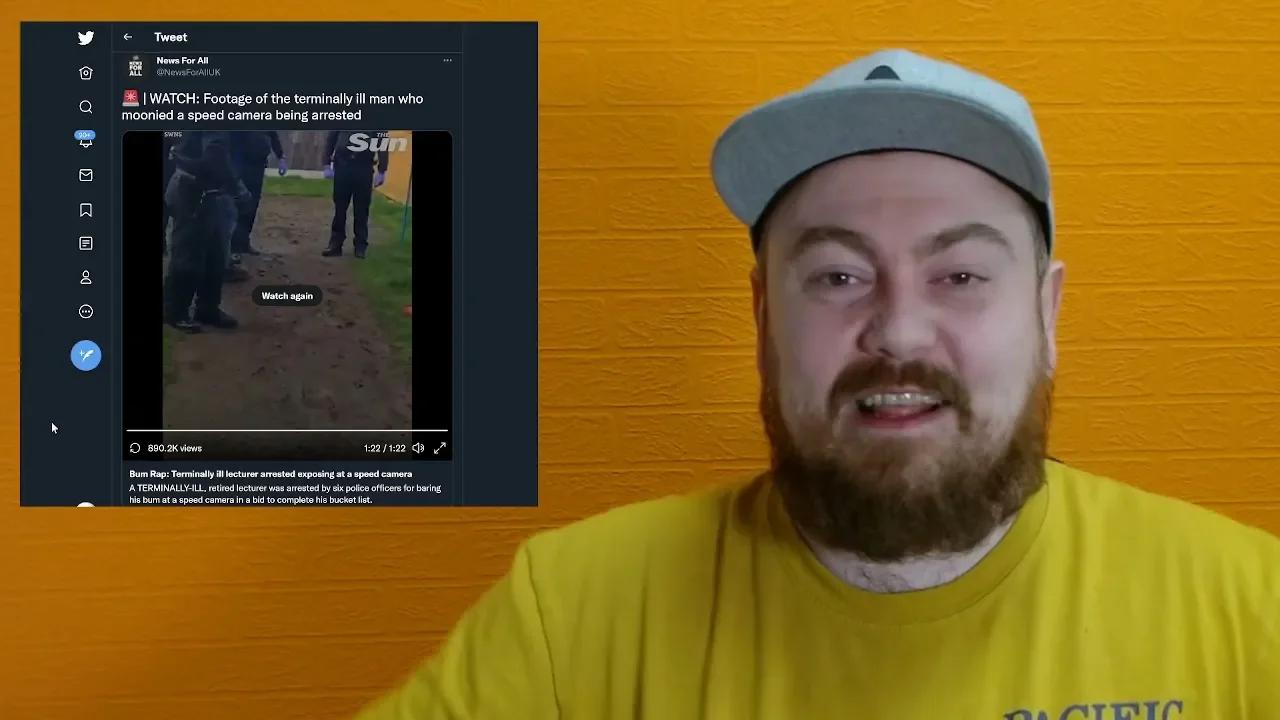 Dying Man Arrested For Mooning Speed Camera