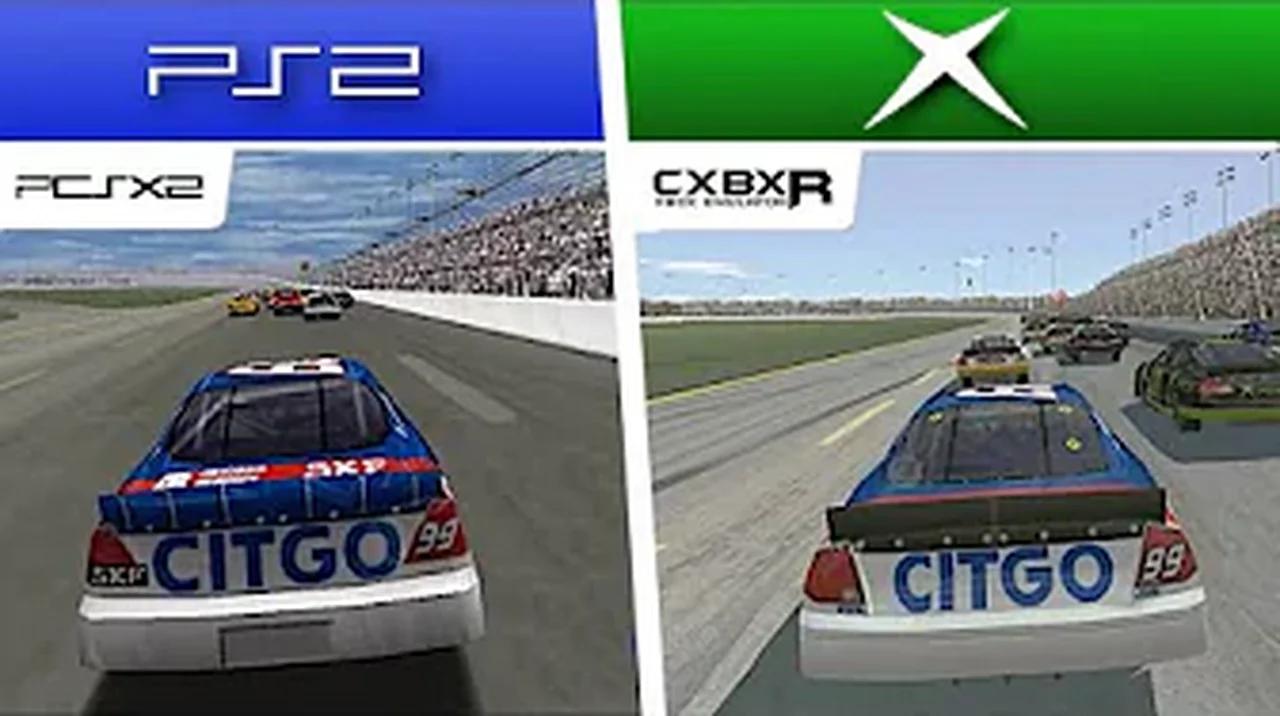 Nascar Heat 2002 | PS2 vs Xbox vs PCSX2 vs CXBX-R
