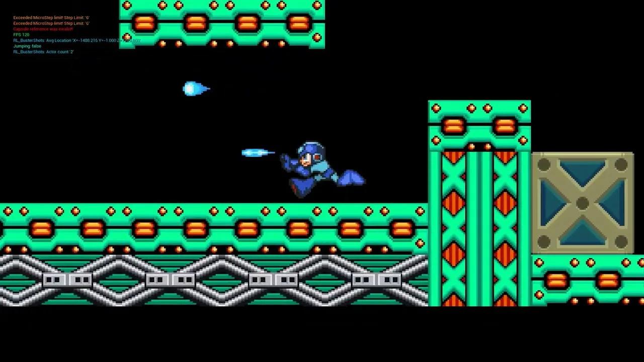 Shoot from HANDS - Mega Man Unreal Engine 5