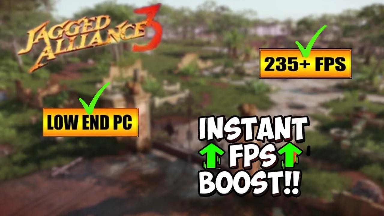Jagged Alliance 3: How to boost FPS and FIX lag on LOW END PC