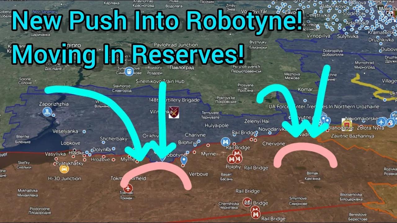 WAR UPDATE: NEW Ukrainian PUSH Into Robotyne; 82nd Brigade Comitted ...