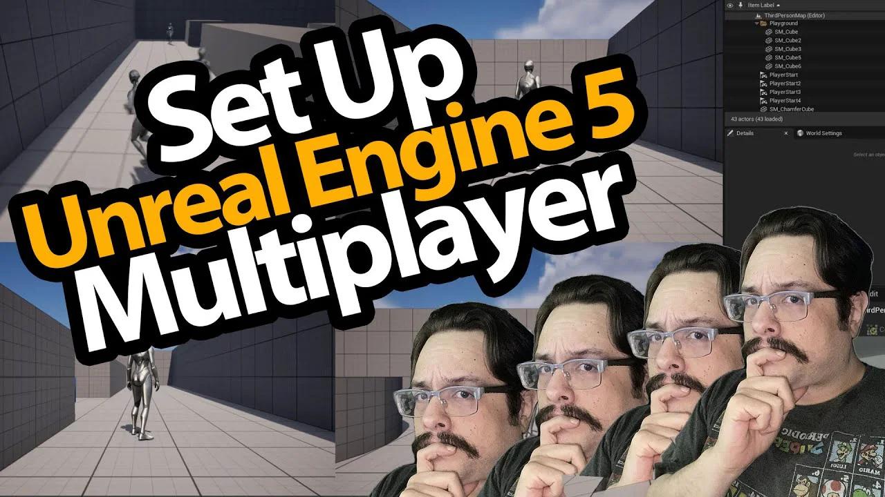How to set up local/split-screen Multiplayer in Unreal Engine 5!