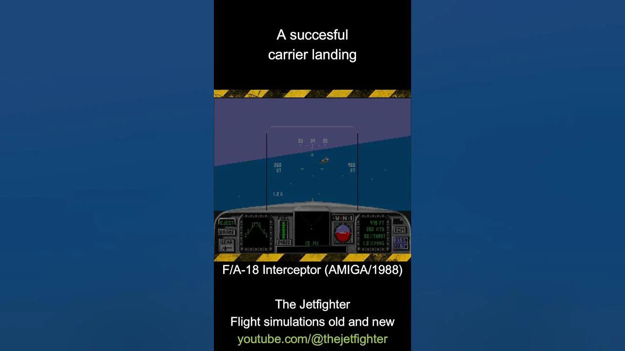 AMIGA OS Combat Flight Simulation Retro Game