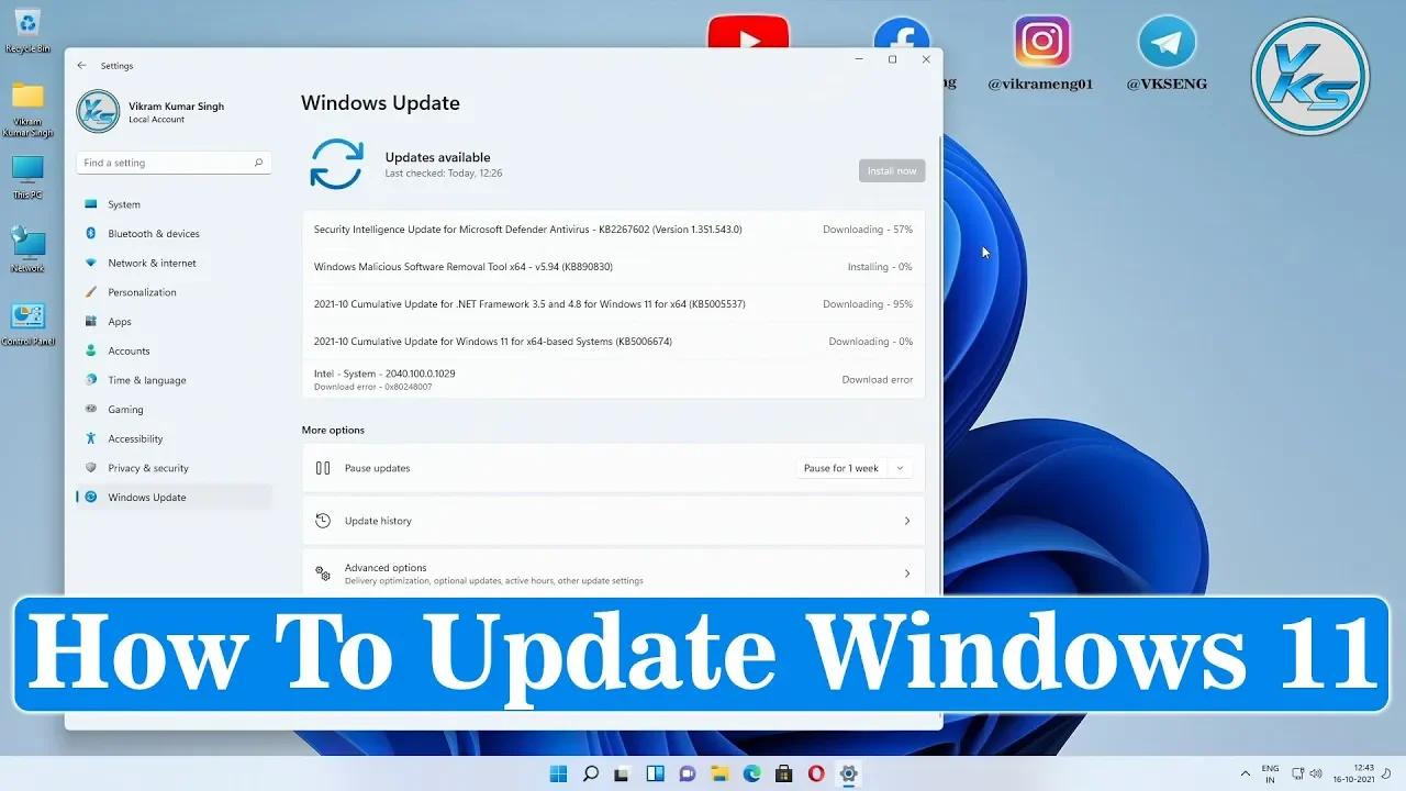 How To Update Your Windows 11 Laptop Computer - Update Drivers ...