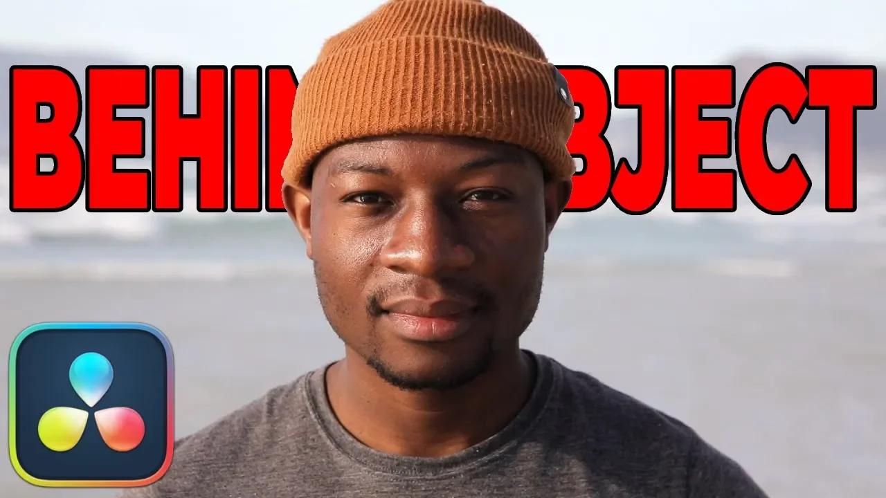 How To Add Text Behind Objects In Davinci Resolve 18 Free Version