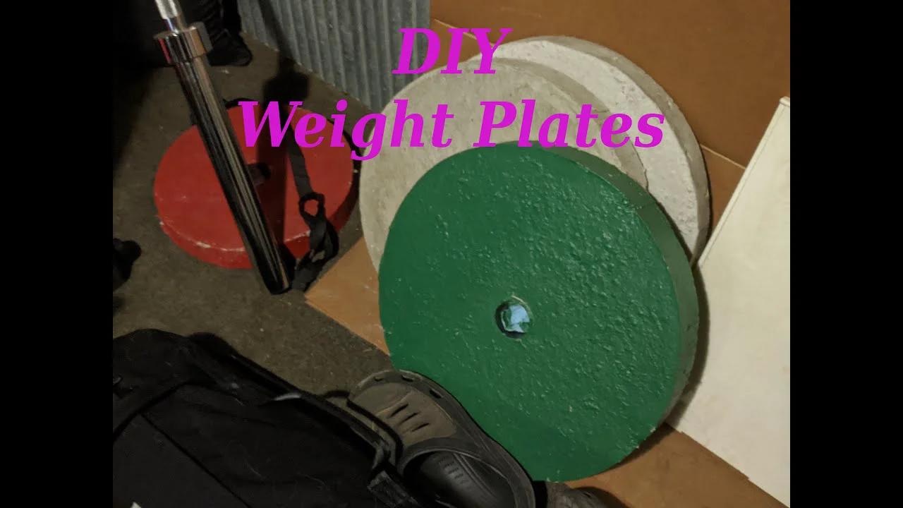 DIY Concrete weight plates with 3D printed Molds Updated for new design ...