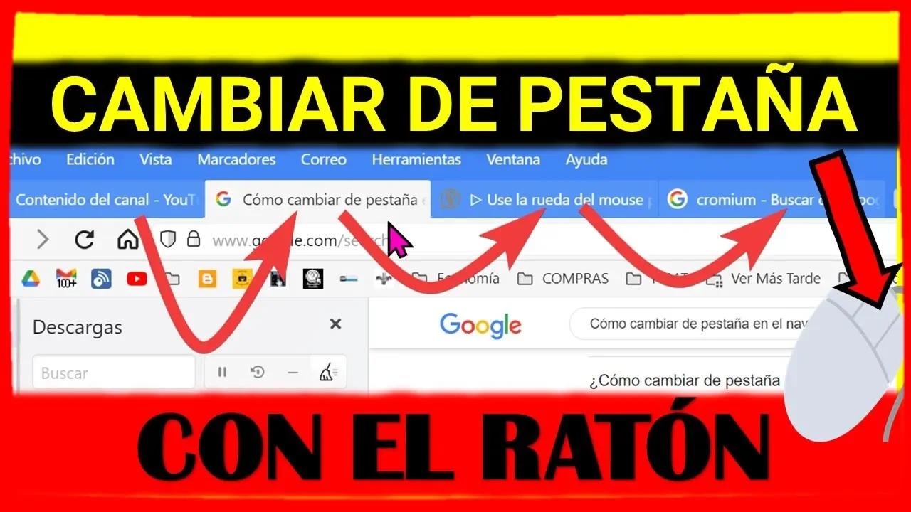 Cómo cambiar de pestaña en el navegador con la rueda del ratón 🖱 ...