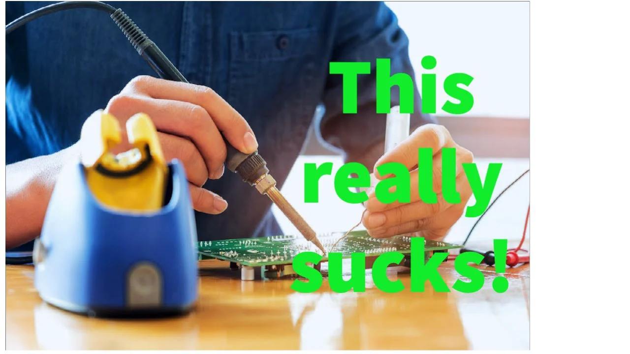 Desoldering tools! Part 1 - How to remove those pesky mistakes and ...