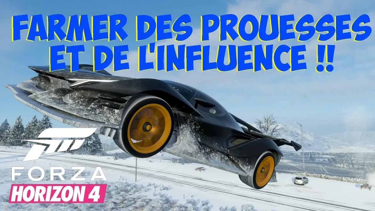 Forza Horizon 4 Farmer prouesse et influence + concours
