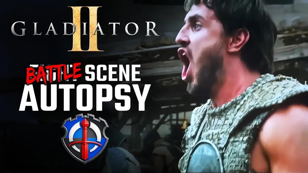 COMICAL nonsense! GLADIATOR 2 Battle Scene Autopsy