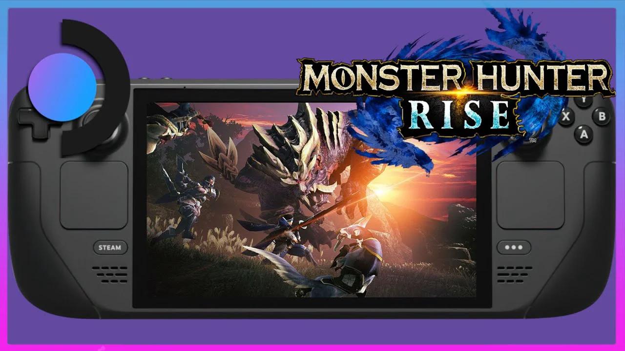 Steam Deck Gameplay - Monster Hunter Rise - Steam OS - 60 FPS