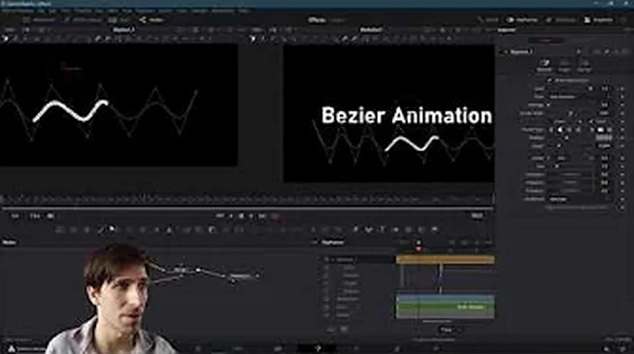How to Make Simple Bezier Curve Path Animations in Resolve 17