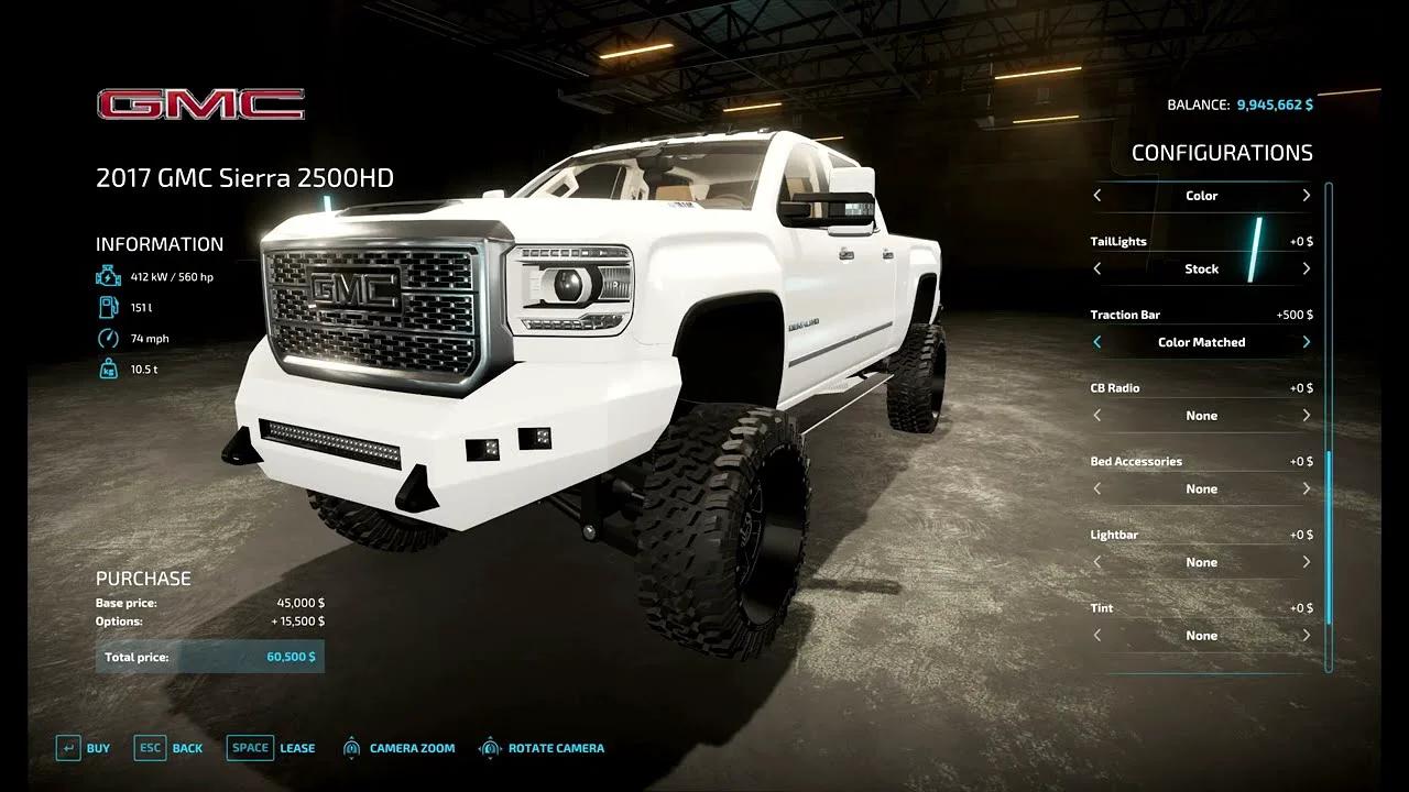 FS22 2017 GMC Sierra 2500HD v1.0 FS22 FS22 MOD REVIEW TRUCK / CAR PC 2022