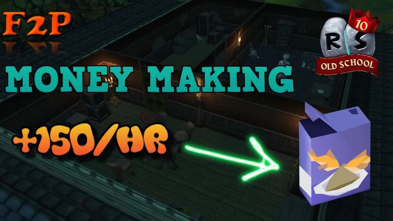 OSRS GUIA MONEY MAKING 150K/HRS MODALIDAD FREE-F2P OLD SCHOOL RUNESCAPE
