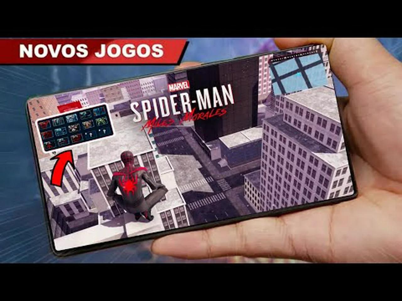 Novo SPIDER-MAN MILES MORALES R-USER GAMES V1? Saiu Spider-Man do Peter ...