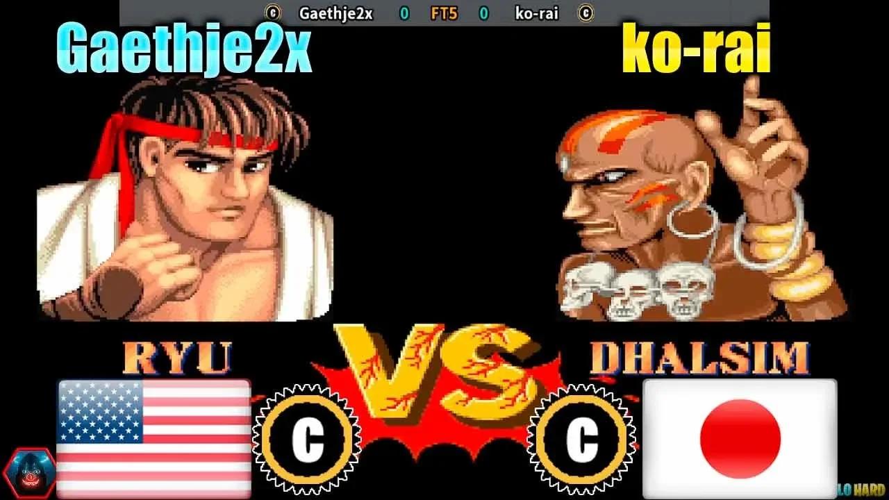 Street Fighter II: The World Warrior (Gaethje2x Vs. ko-rai) [U.S.A. Vs ...