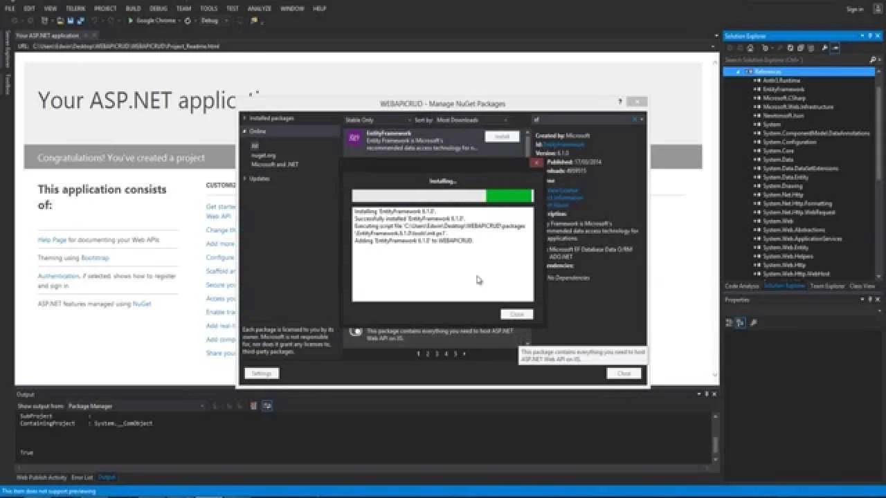Introducción A Asp Net Web Api 2 2 Creando Un Crud A Partir De Un Modelo Entityframework 6