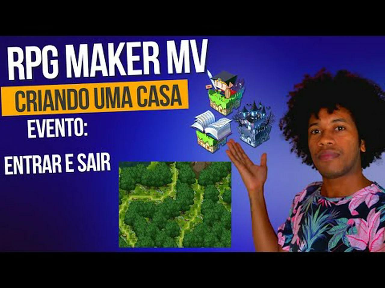 COMO CRIAR UMA CASA NO RPG MAKER MV E FAZER O BONECO ENTRAR E SAIR AULA 3