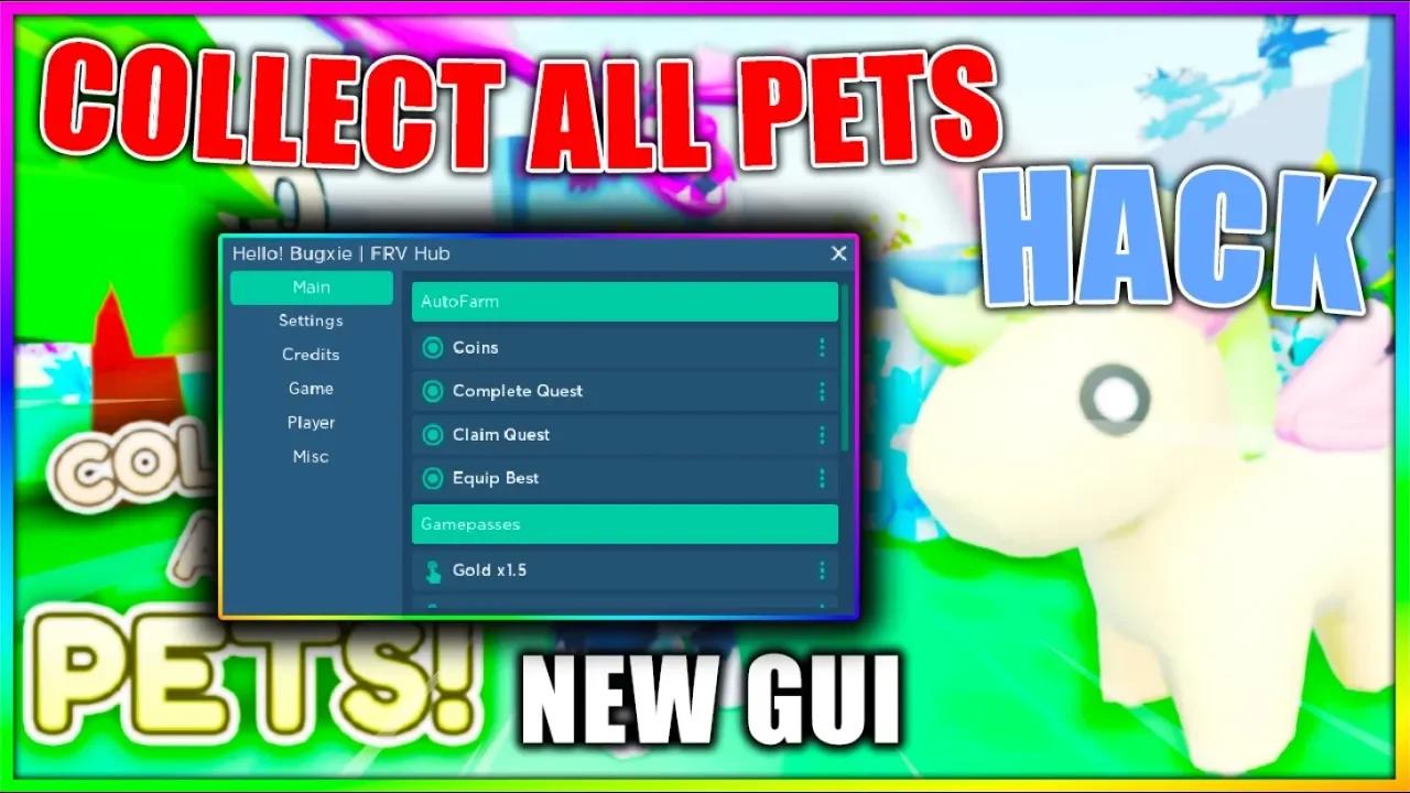 NEW Collect All Pets Script | *Pastebin* GUI | Collect All Pets Hack