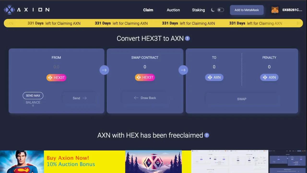 Axion Token Live Stream - 1 Hour Price and Auction Chat: Axn Outlook, Community Growth & Marketing!