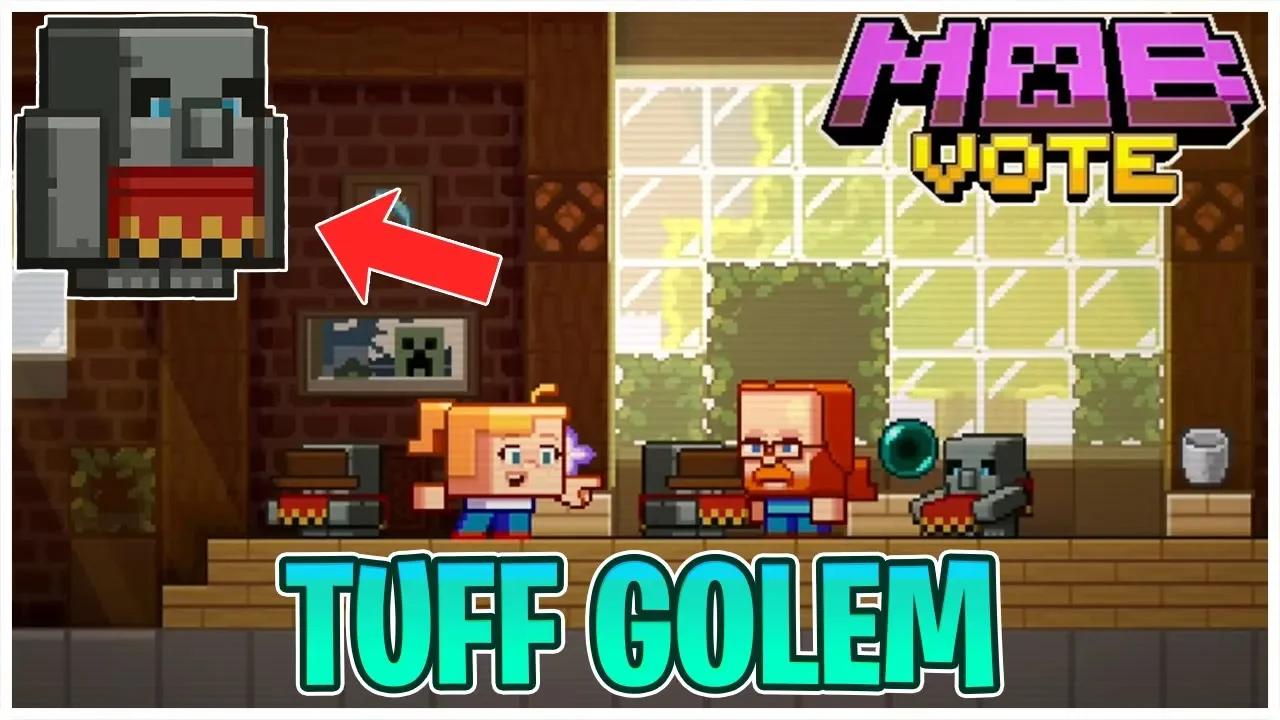 TUFF GOLEM EL NUEVO MOB de Minecraft - MINECRAFT LIVE 2022