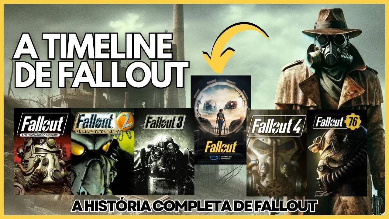 FALLOUT. A Timeline completa da série de jogos.