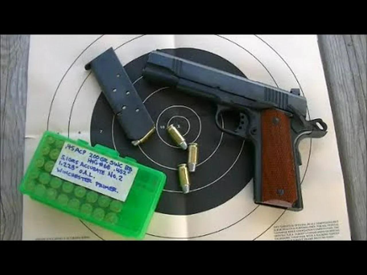 45 ACP HG 68 Cast Load Test
