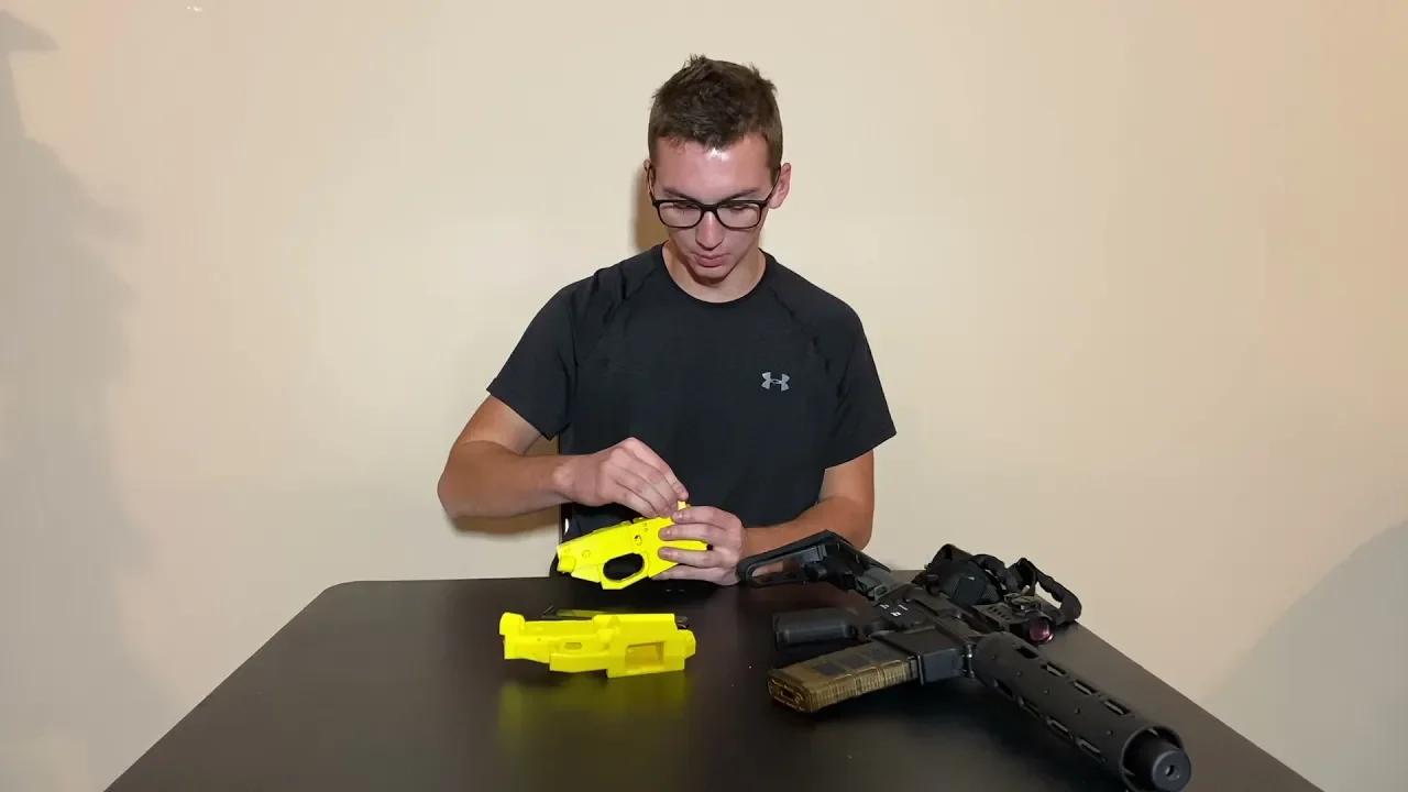 3D Printed Colt AR9 Lower is Open for Beta Testing! Read the Description!