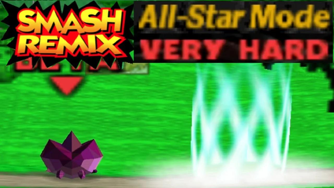 Smash Remix - All-Star Mode Gameplay with Polygon Jigglypuff (VERY HARD)
