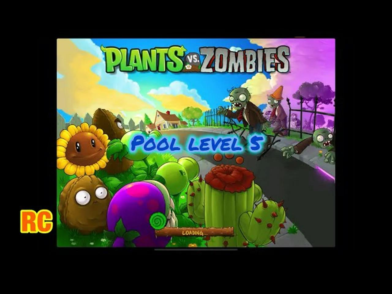 Plants vs Zombies Pool Level 5