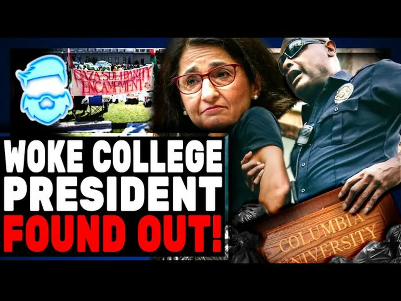 Woke Ivy League President FIRED & Flees Country After Columbia Over-Run ...