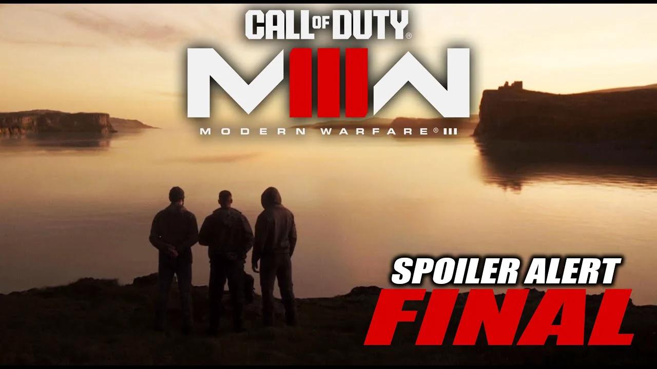 CALL OF DUTY MW3 - ENDING ( FINAL)- SPOILER ALERT