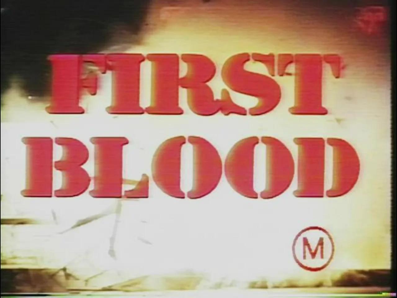 "FIRST BLOOD" FILM TRAILER VHS RIP