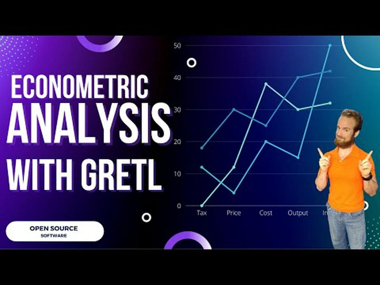 Econometrics With Free and Open Source Software - Gretl Tutorial