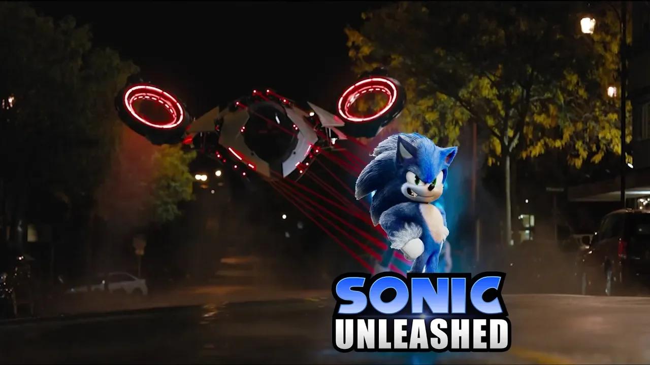 Sonic Movie Final Battle with Sonic Unleashed Opening Battle Song🎶